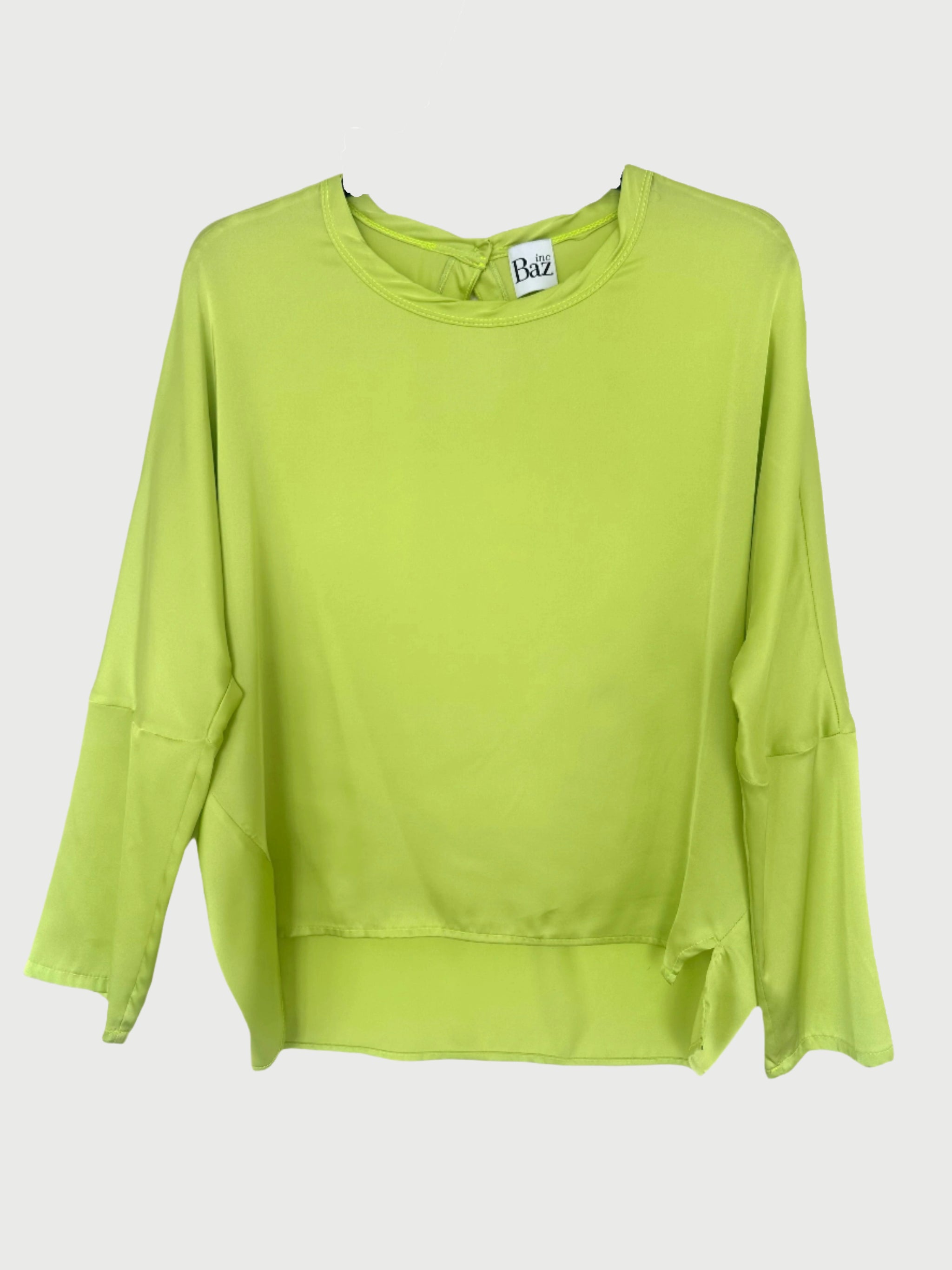Luxurious Citron Silk Top | Pure Silk Top for Women – Baz Inc